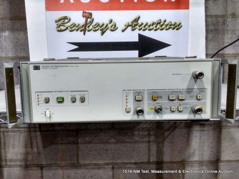 HP 85685A RF PRESELECTOR - Bentley & Associates, LLC