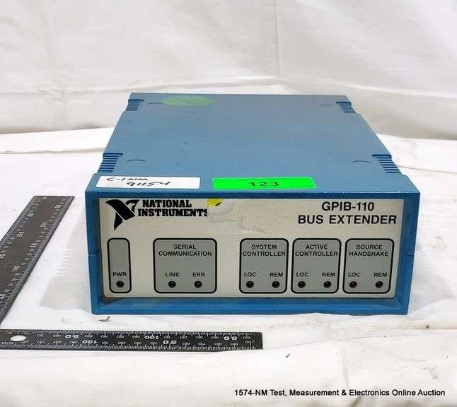 NATIONAL INSTRUMENTS GPIB-110 BUS EXTENDER - Bentley & Associates, LLC