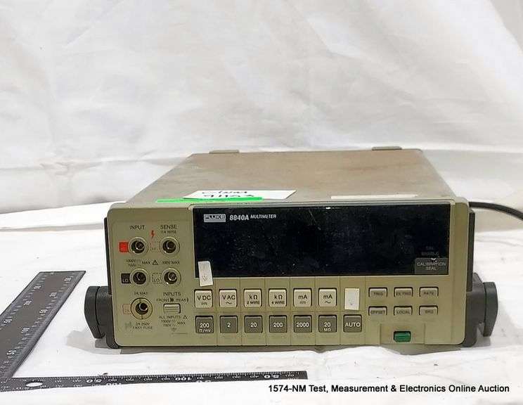 FLUKE 8840A MULTIMETER - Bentley & Associates, LLC