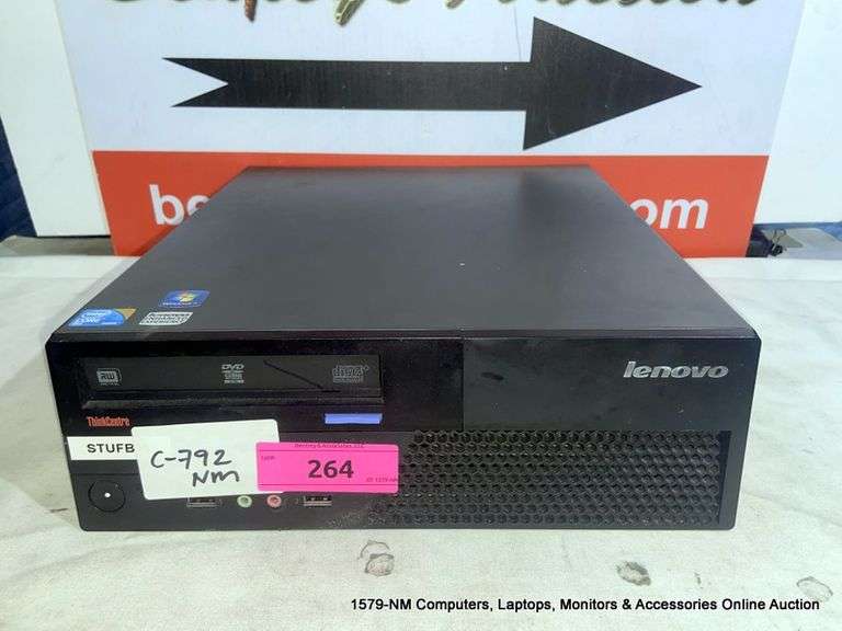 LENOVO THINKCENTRE CORE 2 DUO DESKTOP COMPUTER - MISSING PARTS, NO ...