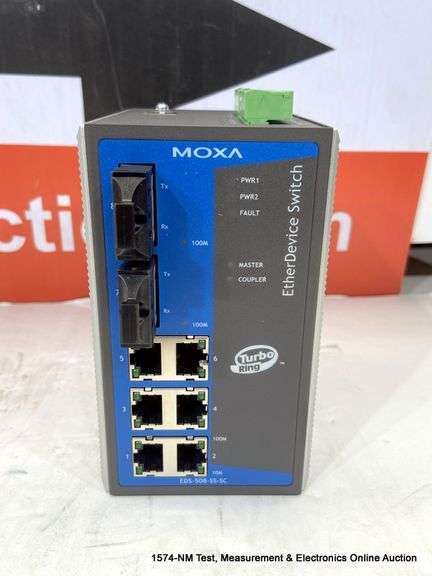 MOXA EDS-508 SWITCH - Bentley & Associates, LLC