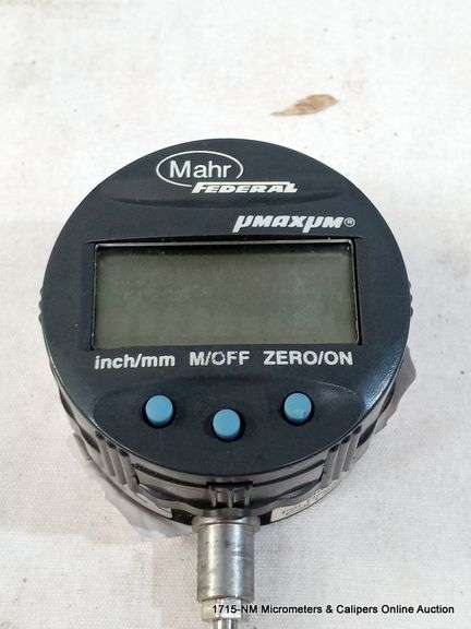 MAHR FEDERAL DIAL INDICATOR - Bentley & Associates, LLC