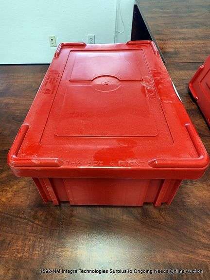 RED TUB W/ LID - Bentley & Associates, LLC