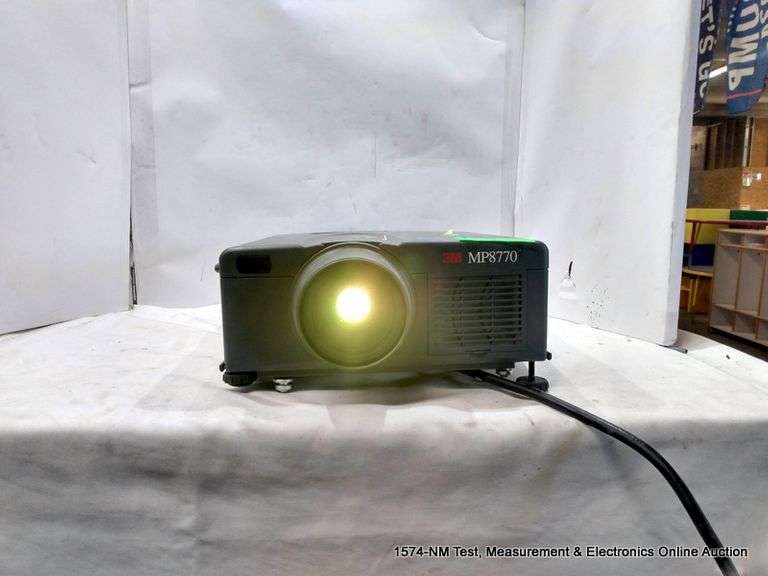3M MP8770 PROJECTOR - Bentley & Associates, LLC
