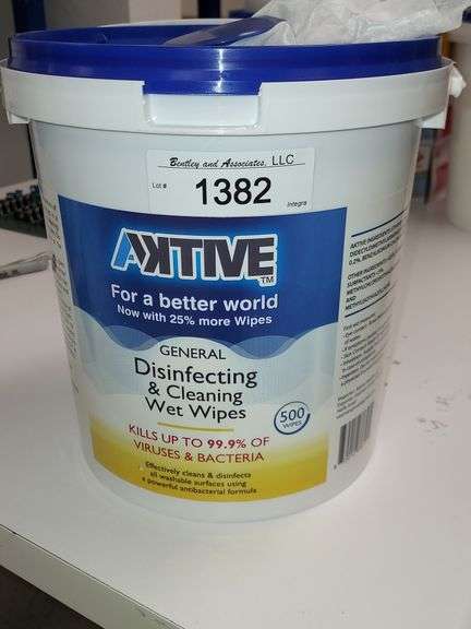AKTIVE DISINFECTANT WIPES - Bentley & Associates, LLC
