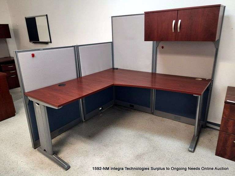 L-SHAPED CUBICLE DESK - Bentley & Associates, LLC