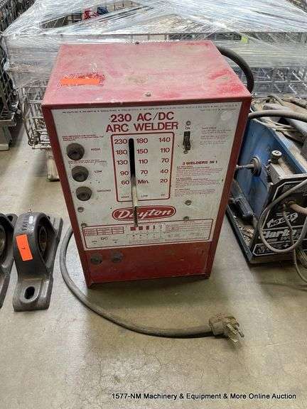 DAYTON 230 AC/DC ARC WELDER - Bentley & Associates, LLC