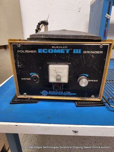BUEHLER ECOMET III POLISHER/ GRINDER - Bentley & Associates, LLC
