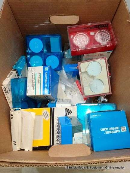 BOX: LABELS, PLASTIC BINS & HARDWARE - Bentley & Associates, LLC