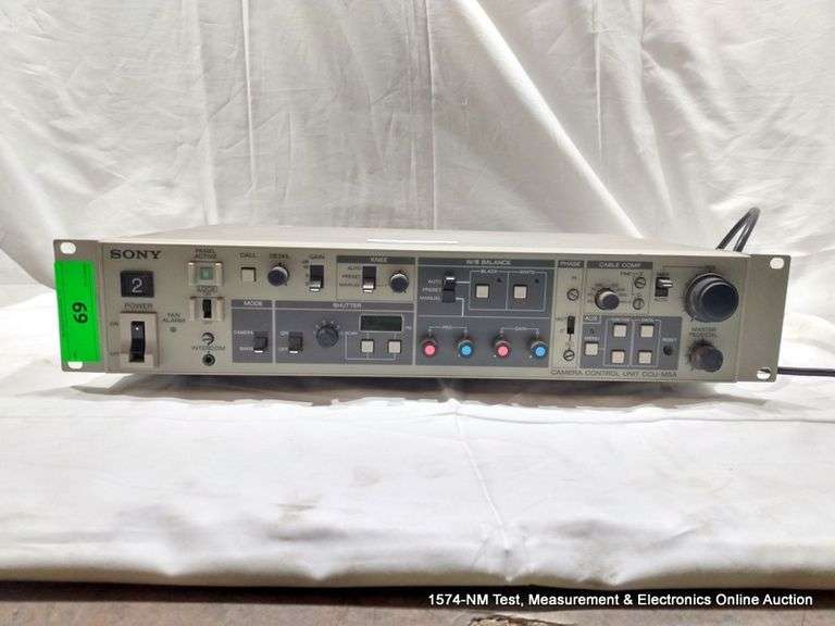 SONY CCU-M5A CAMERA CONTROL UNIT - Bentley & Associates, LLC