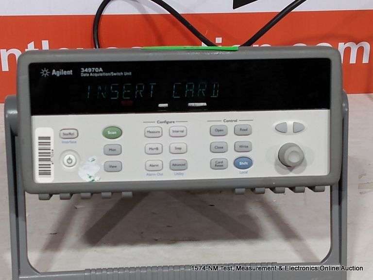 AGILENT 34970A DATA ACQUISITION/SWITCH UNIT - Bentley & Associates, LLC