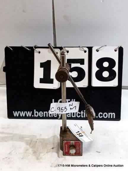 STARRETT 657 MAGNETIC BASE - Bentley & Associates, LLC