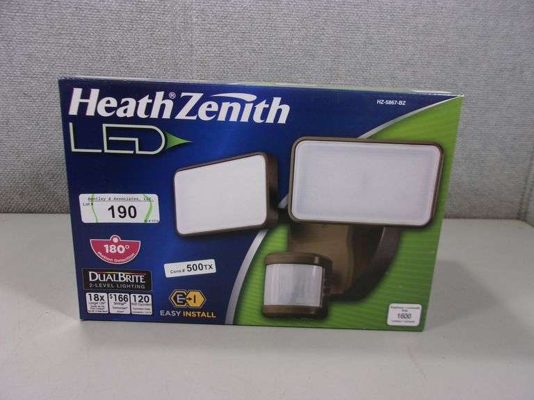 HEATH ZENITH LED DUAL BRITE 1600 LUMENS LIGHT - Bentley & Associates, LLC