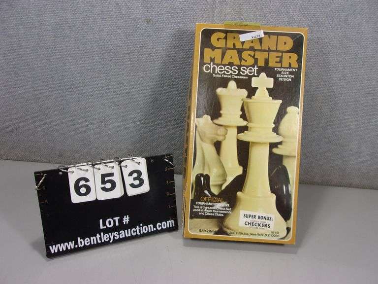 GRAND MASTER CHESS SET - Bentley & Associates, LLC