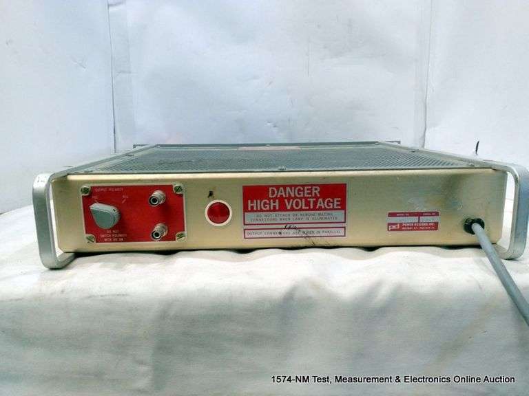 PDI 2K20 HIGH VOLTAGE CALIBRATED DC POWER SOURCE - Bentley & Associates ...