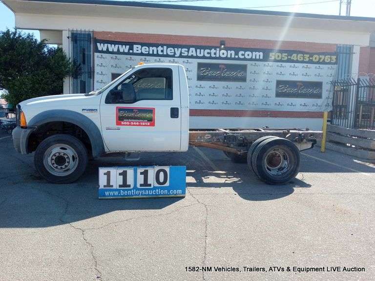 2006 FORD F-450 POWER STROKE TURBO DIESEL Incomplete - Chassis Cab ...