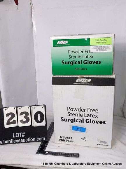 BOX: SURGICAL GLOVES - STERILE LATEX POWDER FREE (4X MONEY) - Bentley ...