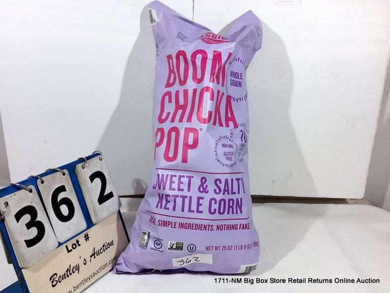 BOOM CHICKA POP POPCORN, 25 OZ - Bentley & Associates, LLC