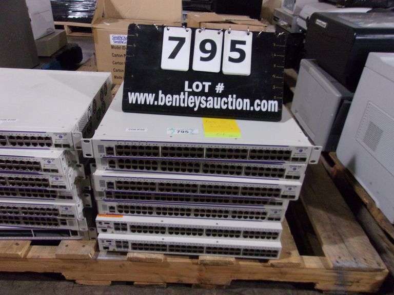 STACK: 7 ALCATEL-LUCENT NETWORK SWITCHES (7X MONEY) - Bentley ...