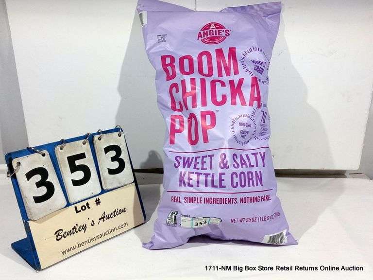 BOOM CHICKA POP POPCORN, 25 OZ - Bentley & Associates, LLC