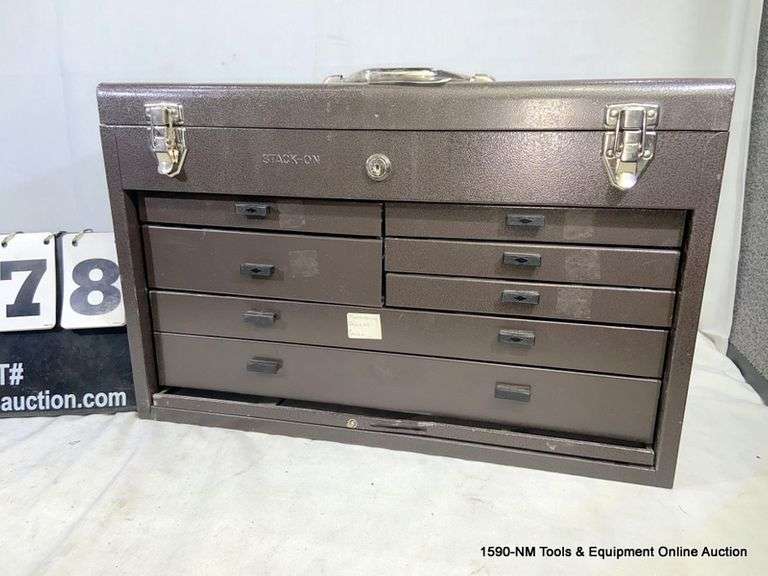 STACK-ON 8-DRAWER MACHINIST TOOL BOX - Bentley & Associates, LLC