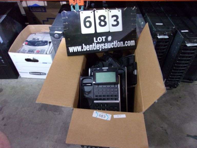 BOX: ASSORTED NEC SYSTEM TELEPHONE - Bentley & Associates, LLC