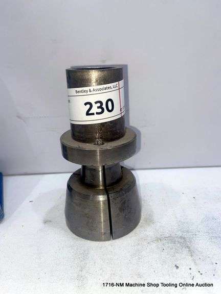 TOOL HOLDER W/ HARDINGE STEP COLLET 13/16 - Bentley & Associates, LLC