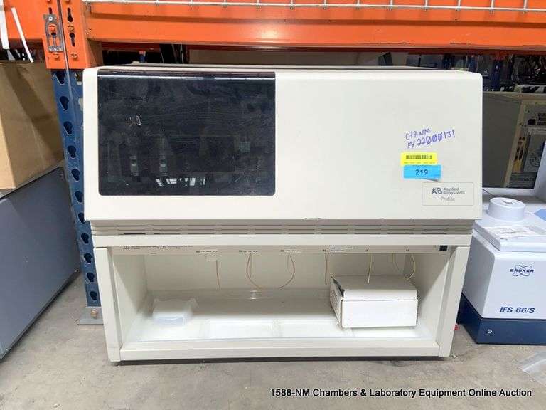 APPLIED BIOSYSTEMS 494 PROTEIN SEQUENCER - Bentley & Associates, LLC