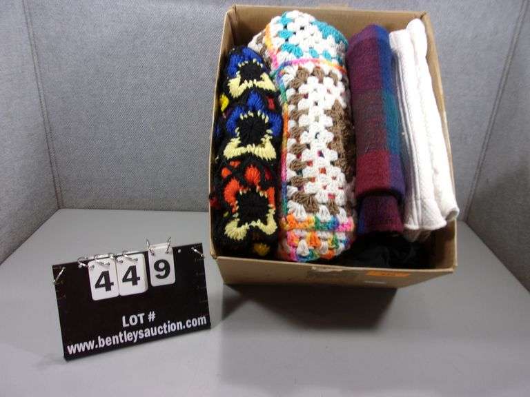 BOX: AFGHAN & THROW BLANKETS - Bentley & Associates, LLC