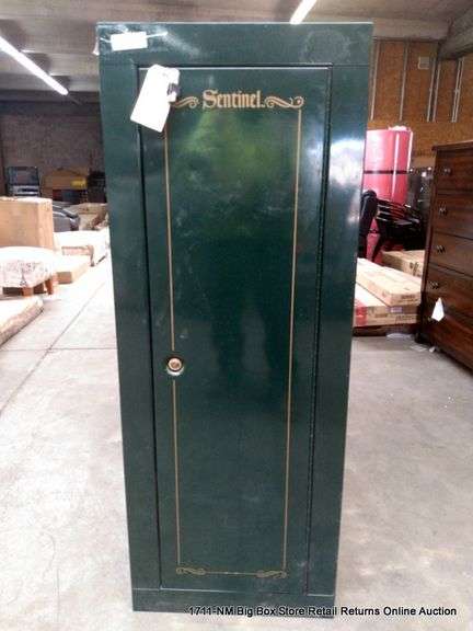 SENTINEL GUN SAFE W/ KEYS - 16 GUN CAPACITY - Bentley & Associates, LLC