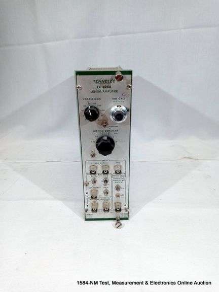 TENELEC TC 205A LINEAR AMPLIFIER - Bentley & Associates, LLC