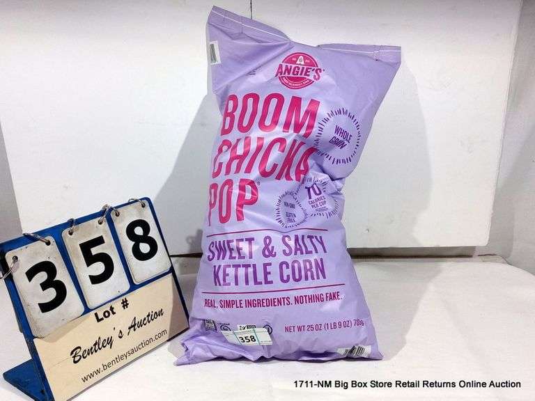 BOOM CHICKA POP POPCORN, 25 OZ - Bentley & Associates, LLC