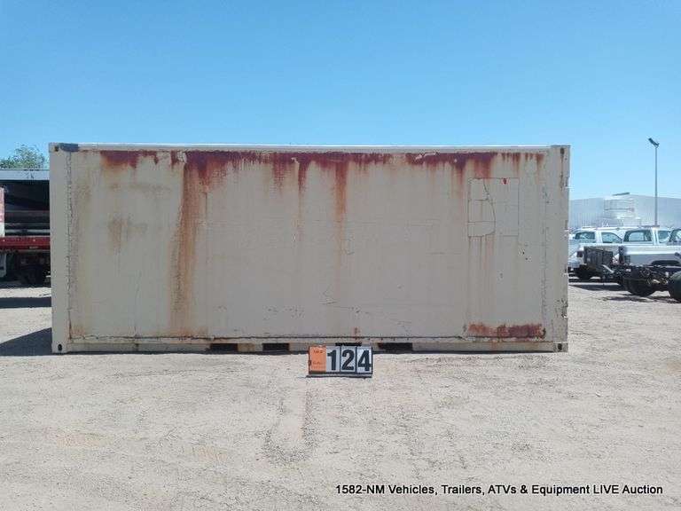 METAL CONNEX, RUSTED BOTTOM, PAINT CHIPPING WITH CONTENTS METAL SHELF ...