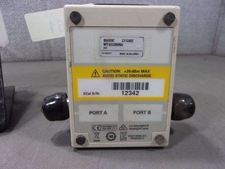 KEYSIGHT 85093C ELECTRONIC CALIBRATION MODULE - Bentley & Associates, LLC