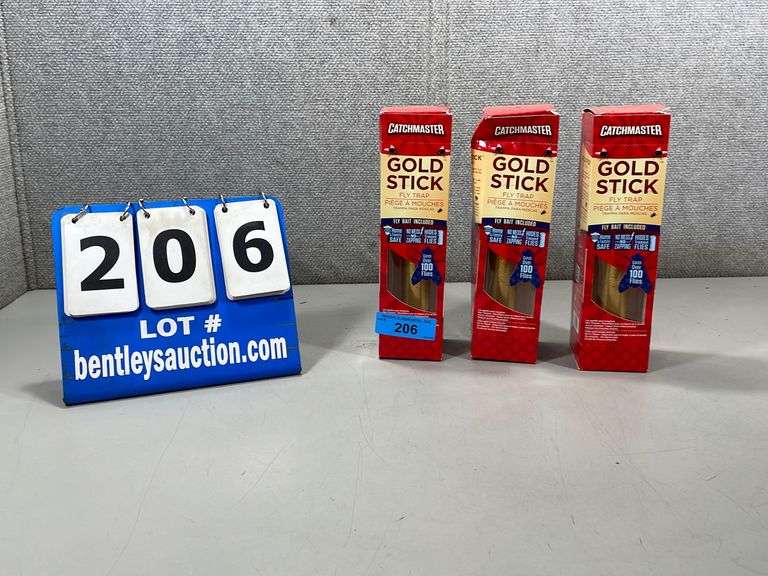 CATCHMASTER GOLD STICK FLY TRAP - HIDES TRAPPED FLIES (3X MONEY ...