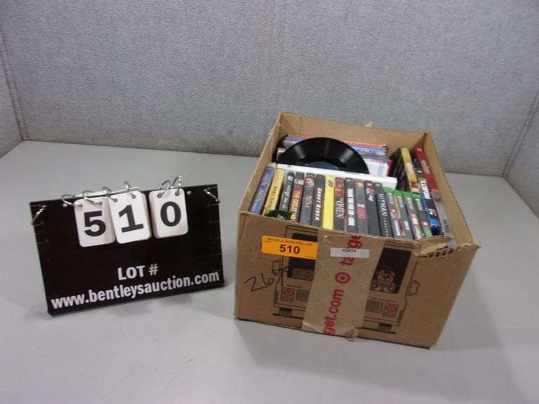 BOX: DVD'S & VIDEO GAMES - THOR, CAPTAIN AMERICA, MARVEL - Bentley ...