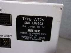 METTLER AT261 DELTA RANGE PRECISION SCALE - Bentley & Associates, LLC