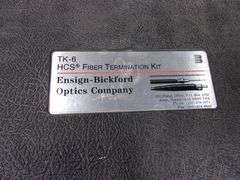 ENGLISH BICKFORD OPTICS COMPANY TK06 HCS FIBER TERMINATION KIT ...