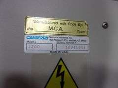 CANBERRA INSPECTAR 1200 MULTI-CHANNEL ANALYZER - Bentley & Associates, LLC