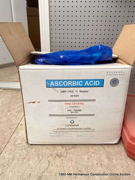 BOX: ASCORBIC ACID - **OPENED** - Bentley & Associates, LLC