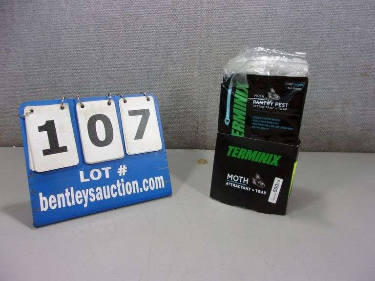 LOT (13): TERMINIX MOTH ATTRACTANT & TRAP - 2 TRAPS PER PACK - Bentley ...