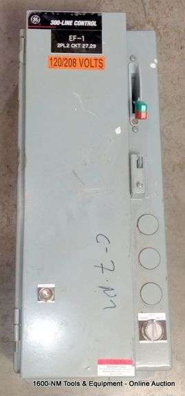 GE 300 LINE CONTROL ENCLOSURE - Bentley & Associates, LLC