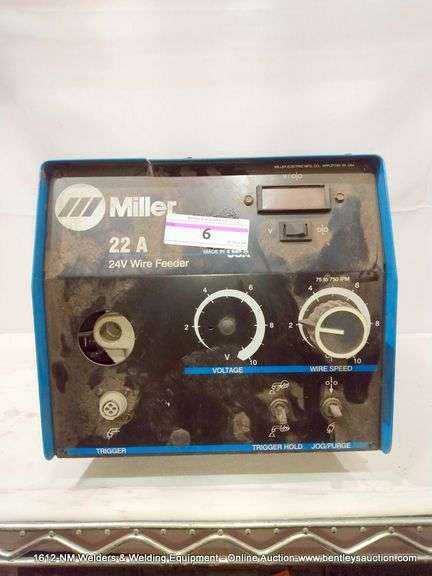 MILLER 22A 24 V WIRE FEEDER - Bentley & Associates, LLC