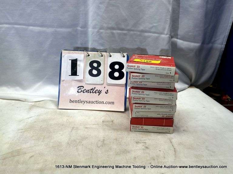 SCOTCH 23 RUBBER SPLICING TAPE - 3/4" X 30' X .030" (9X MONEY ...