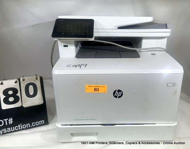 HP COLOR LASERJET PRO MFP M477FDN - Bentley & Associates, LLC