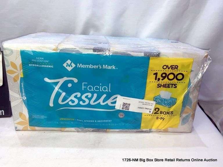 MEMBER'S MARK FACIAL TISSUE - 12 BOXES - Bentley & Associates, LLC