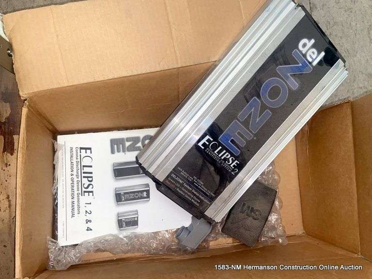 DEL OZONE ECLIPSE 2 AUTOMATIC CD OZONE SANITIZING SYSTEM - Bentley ...