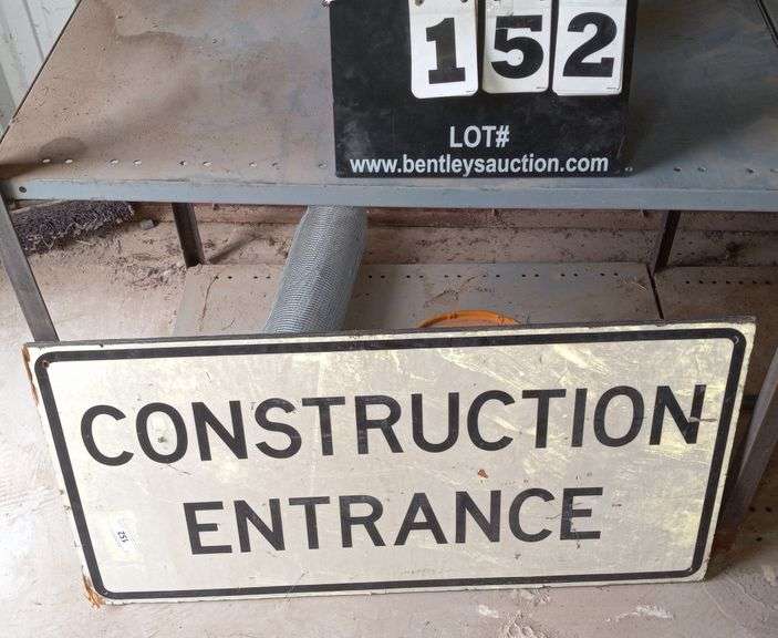 CONSTRUCTION ENTRANCE SIGN - Bentley & Associates, LLC