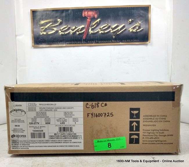 COOPER LUMARK RPGC 25-MS/ DIM-L20 LIGHT FIXTURE - Bentley & Associates, LLC