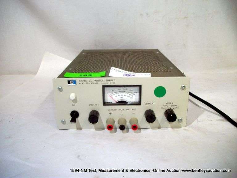 HP 6209B DC P.S. - Bentley & Associates, LLC